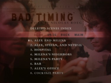 Bad Timing Art Garfunkel Theresa Russell